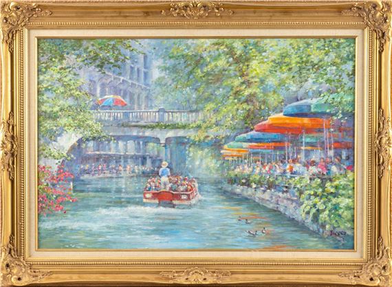 Robert Hamman | Riverwalk Holiday | MutualArt