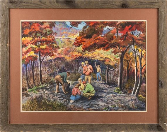 Warren Hunter | Arrowhead Hunters, Garner State Park (1959) | MutualArt