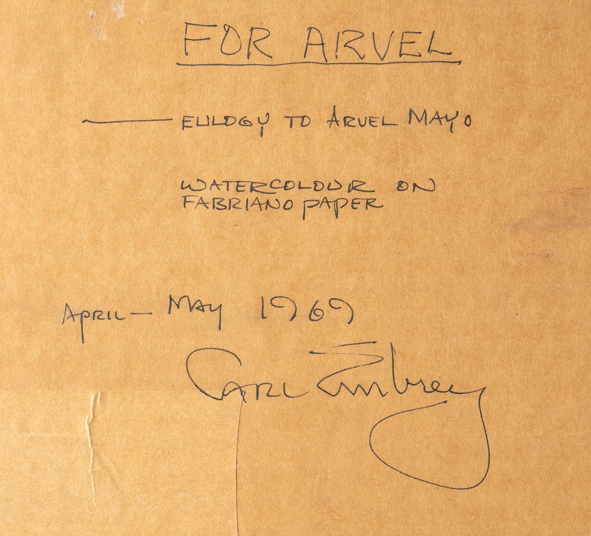 Carl Rice Embrey | Eulogy to Arvel Mayo (1969) | MutualArt