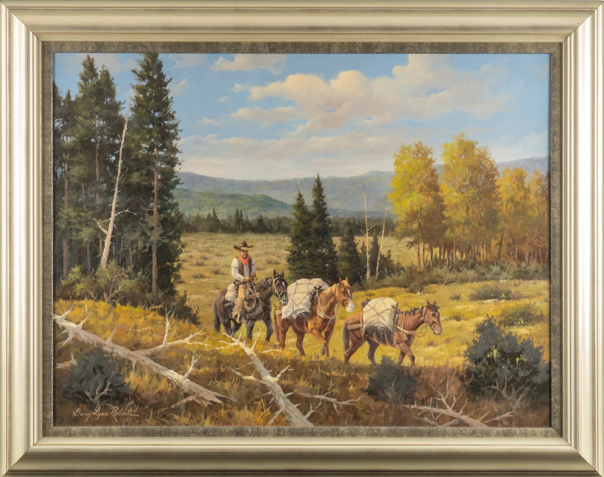 Gary Lynn Roberts Artist Gary Lynn Roberts "Bluebonnets" #2942
