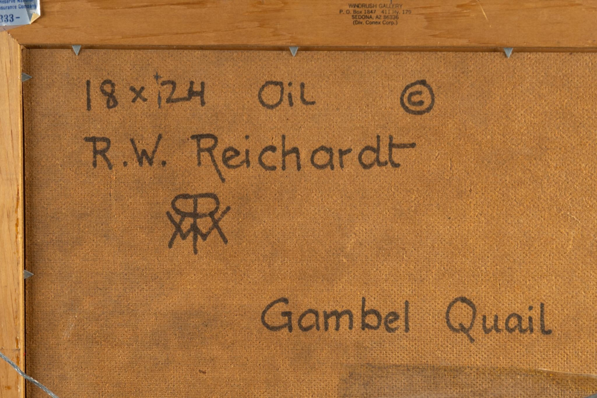 Rudi Reichardt | Gambel Quail | MutualArt