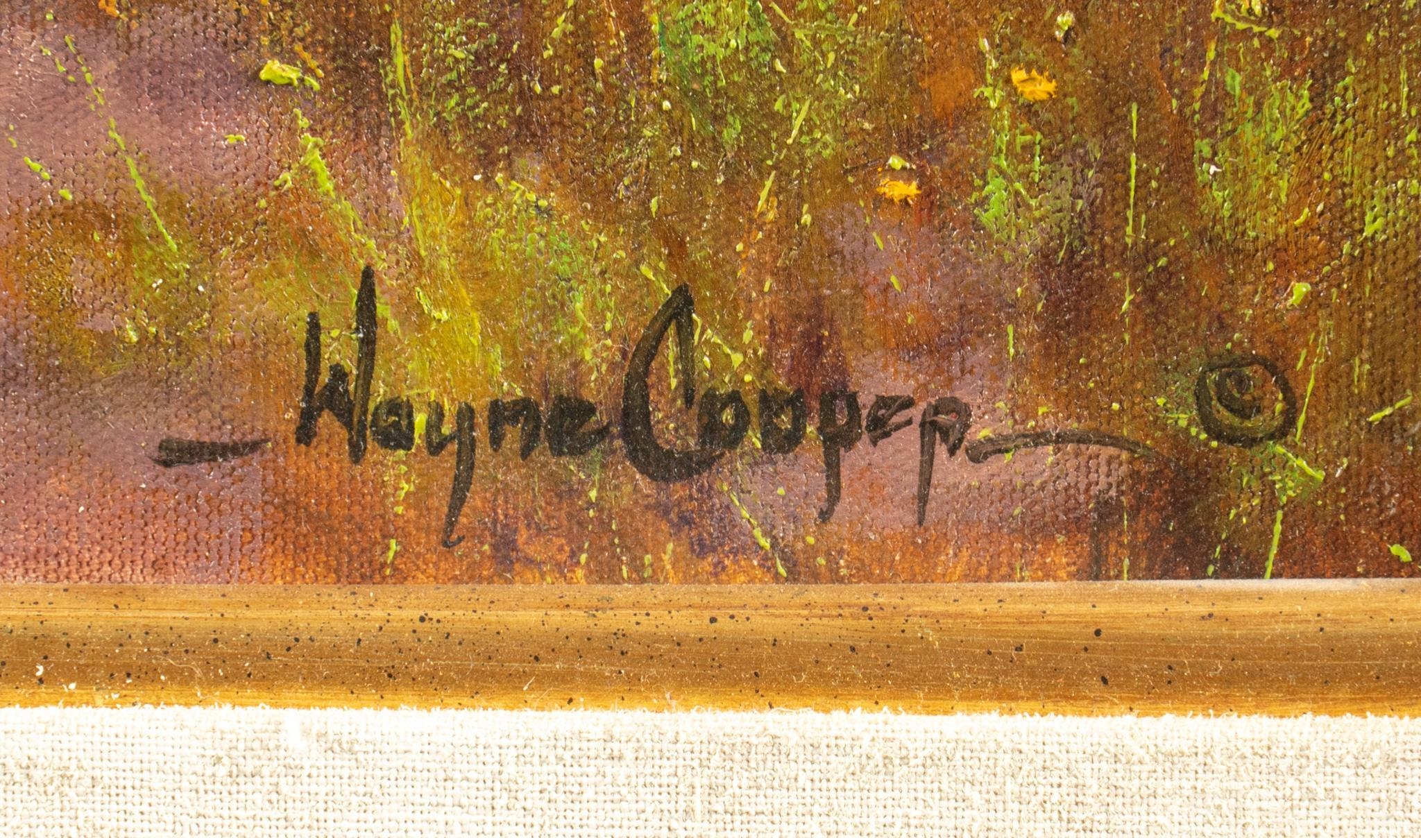 Wayne Cooper | Stagecoach and Town | MutualArt