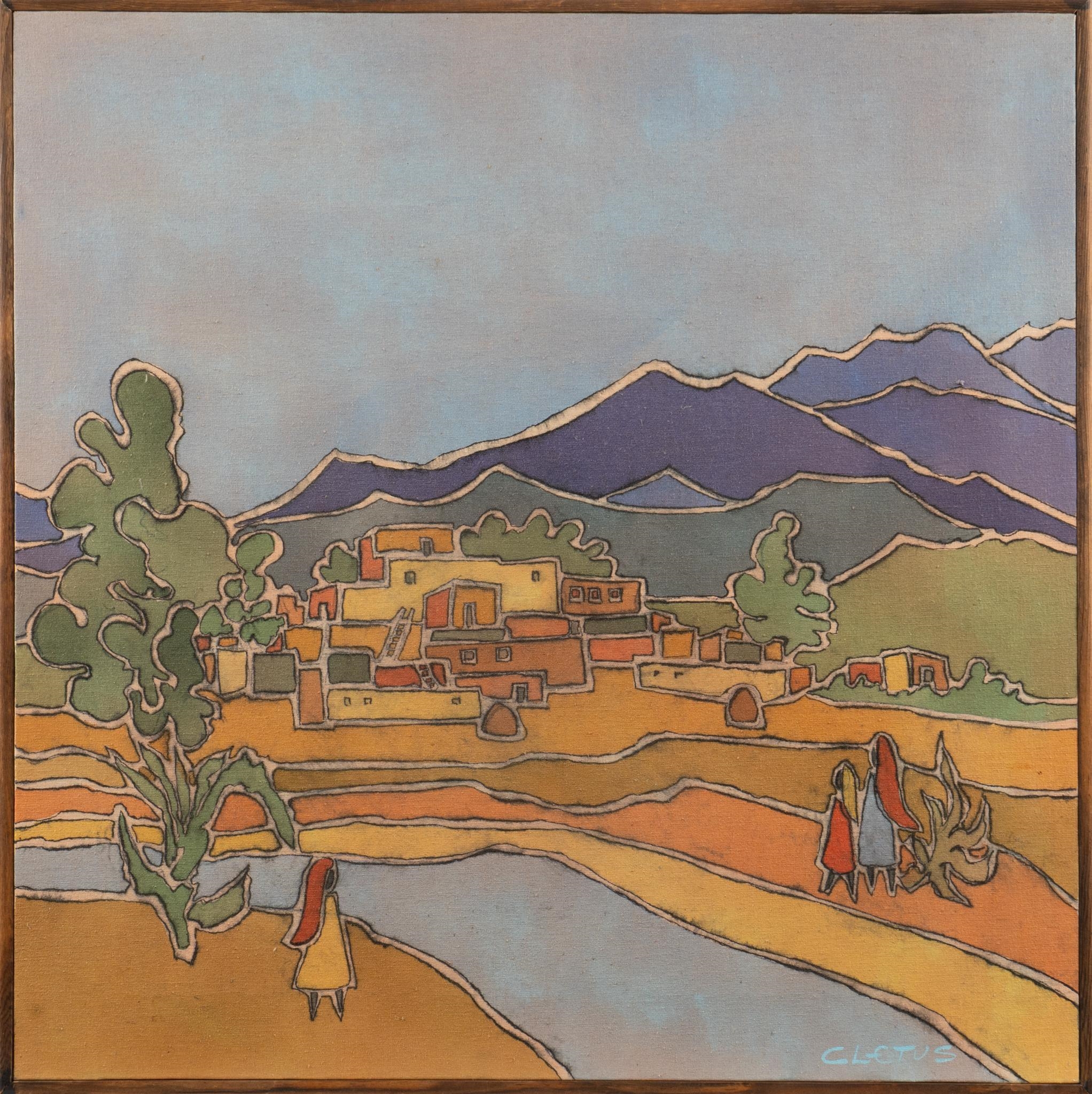 Brother Cletus Behlmann | Pueblo Near the Mountain | MutualArt