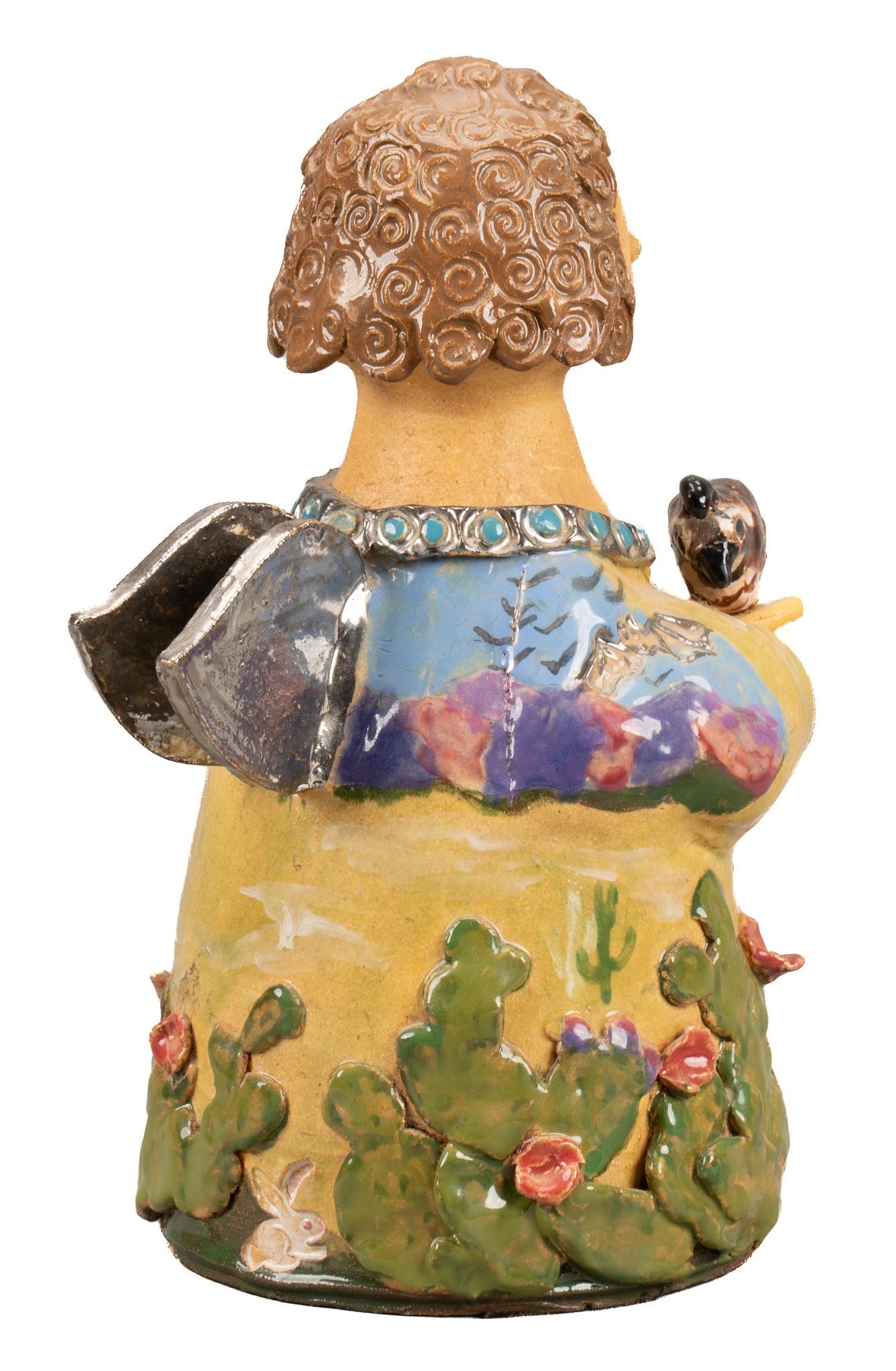 Nancy Pawel | Southwest Angel with Quail | MutualArt