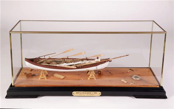 Rex Stewart | Contemporary Cased Model Of A Beetle Whaleboat (Circa ...