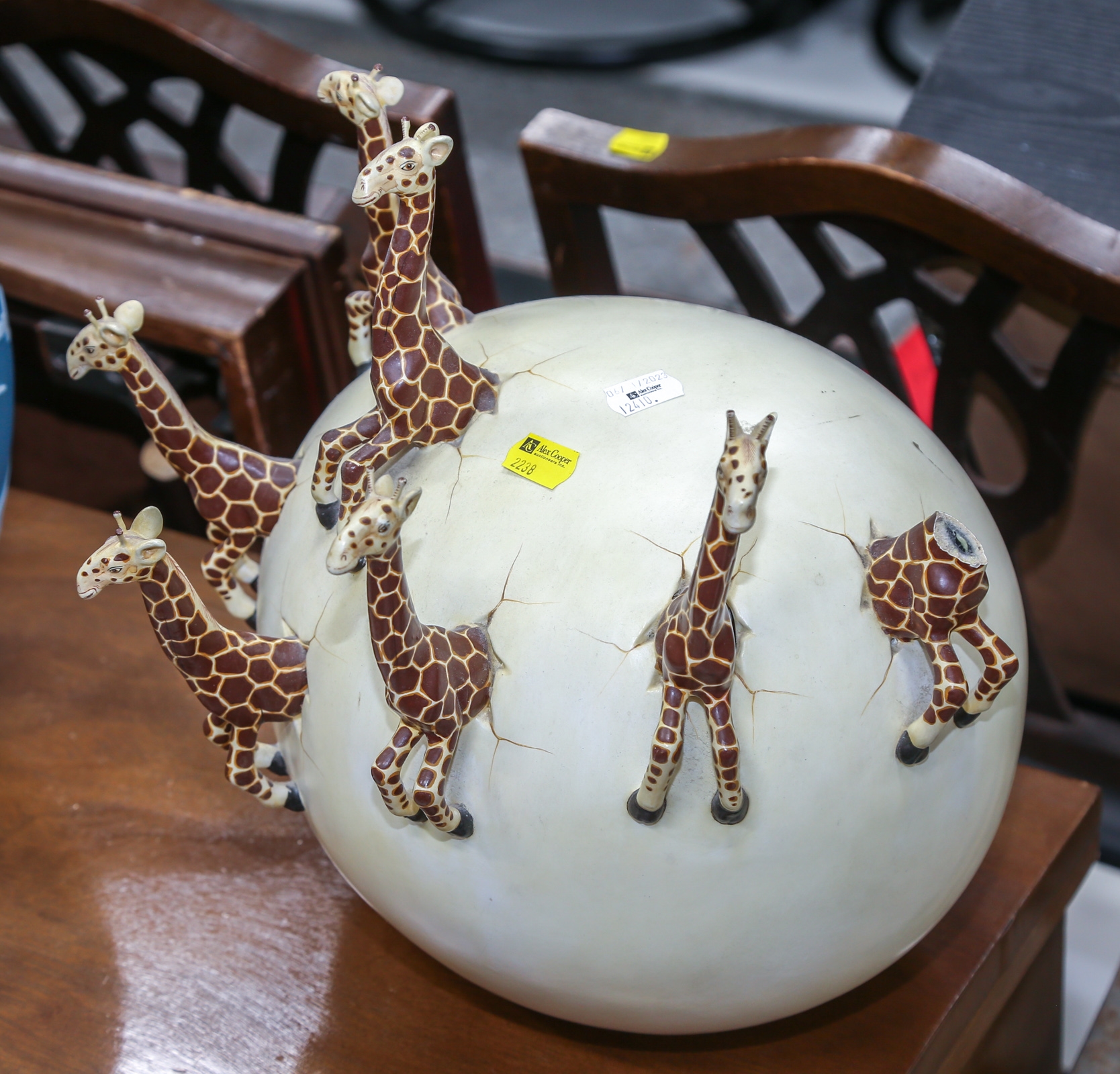 Sergio Bustamante | Surrealist Egg Sculpture | MutualArt