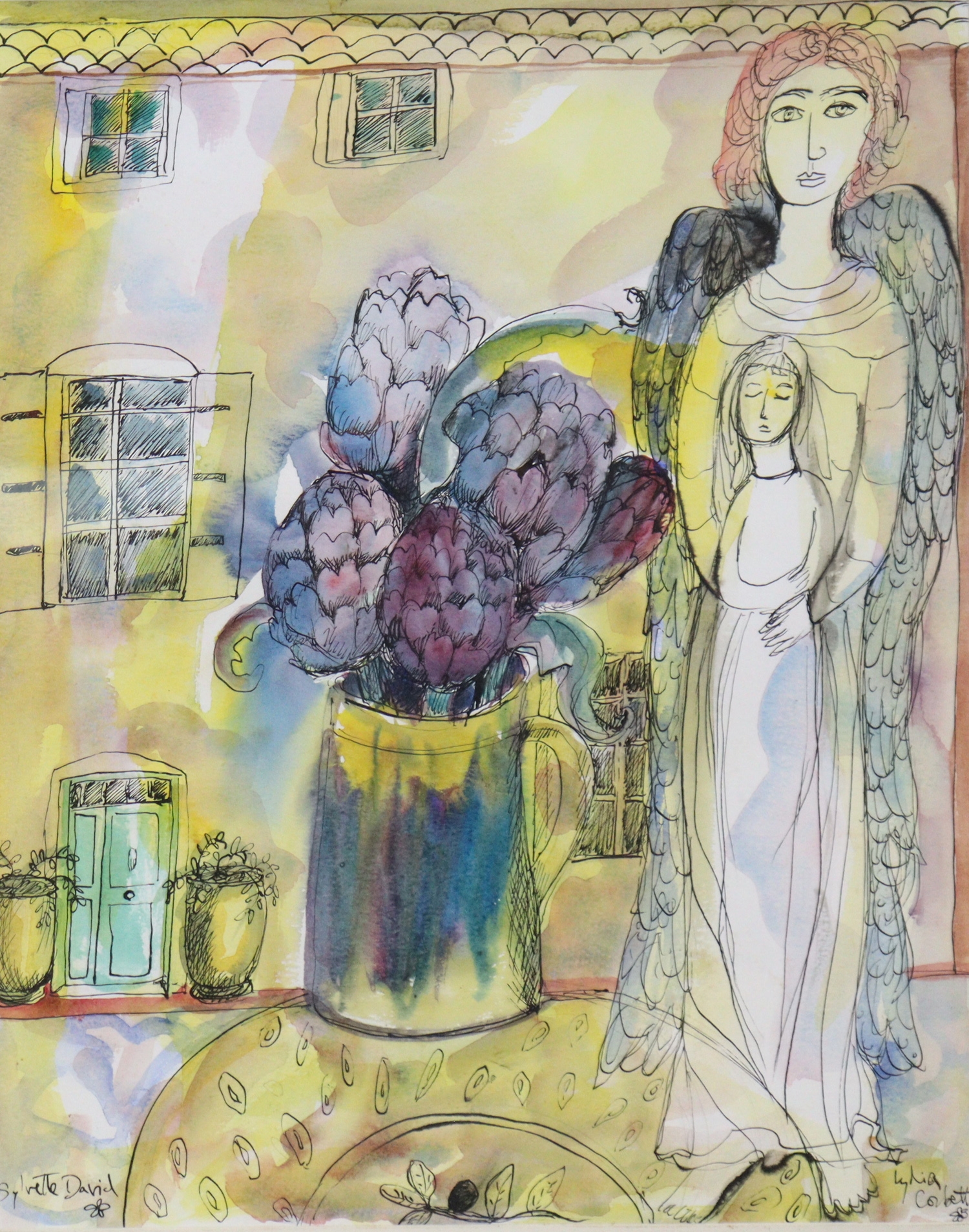 Lydia Corbett | Boy and Dove | MutualArt