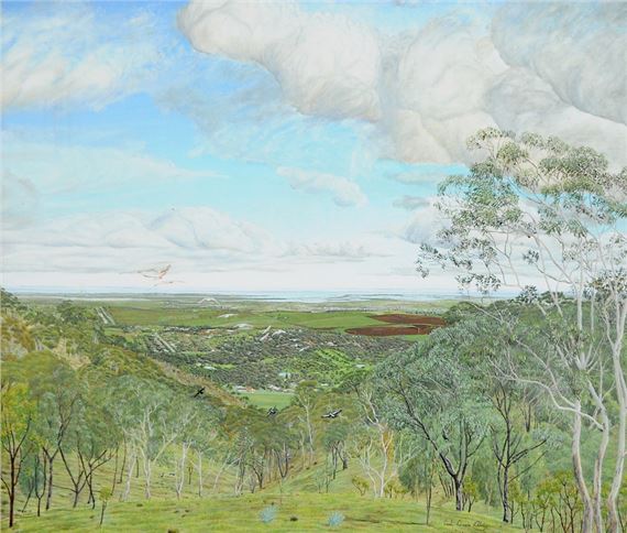 Paul Owen Aldis | View from the Adelaide Hills | MutualArt