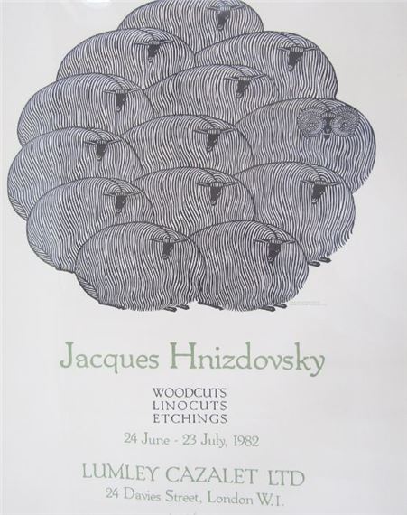 Jacques Hnizdovsky | Herd of sheep (1982) | MutualArt