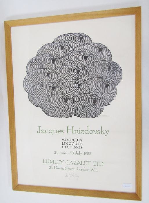 Jacques Hnizdovsky | Herd of sheep (1982) | MutualArt
