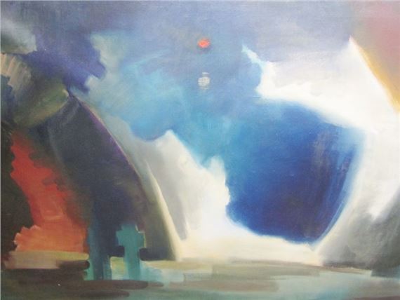 Charles Munro | Large abstract landscape (1967) | MutualArt