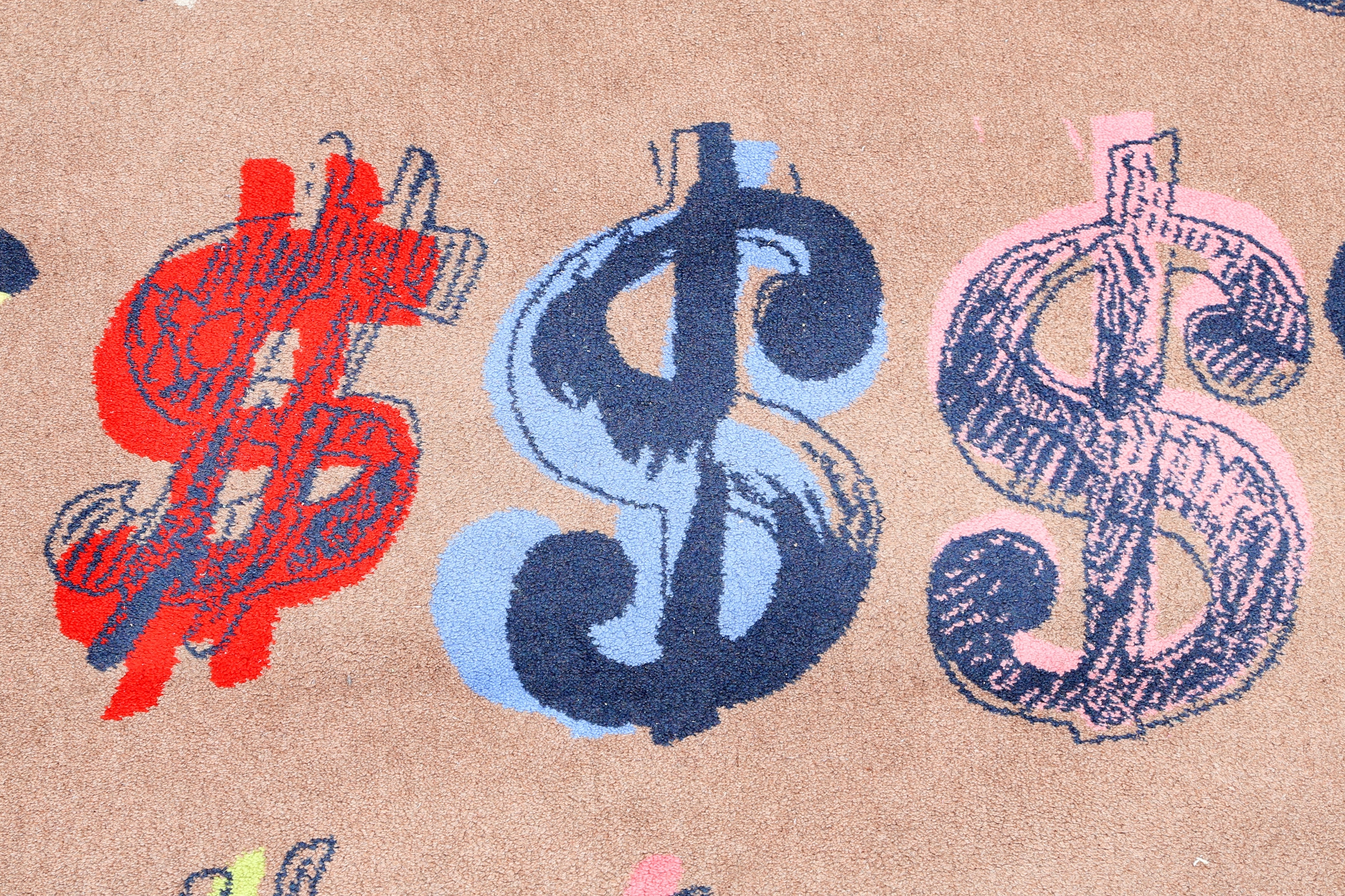 Andy Warhol | U.S. Dollar Sign Rug (1981) | MutualArt