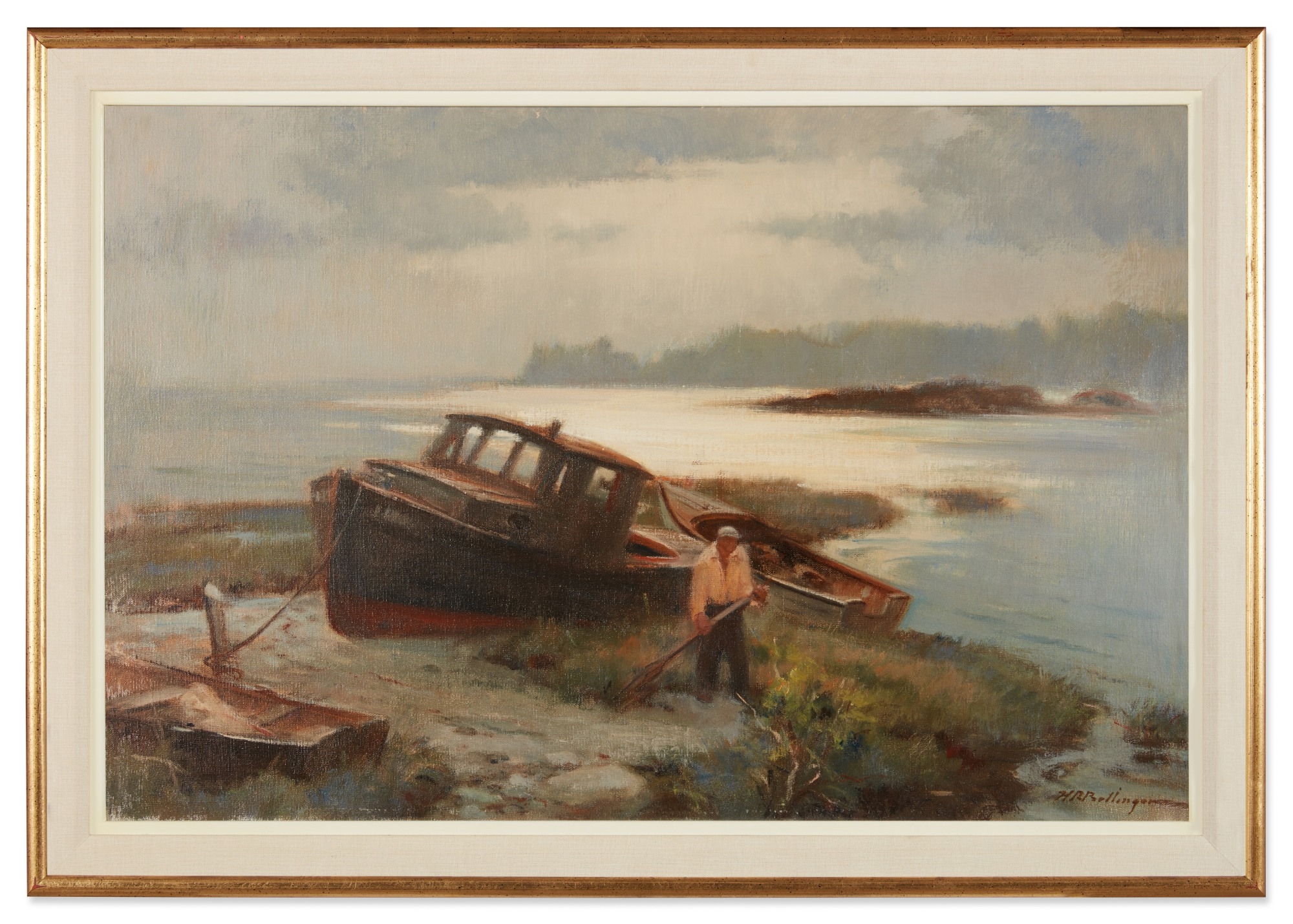 Harry Russell Ballinger | The Inner Harbor (Circa 1976) | MutualArt