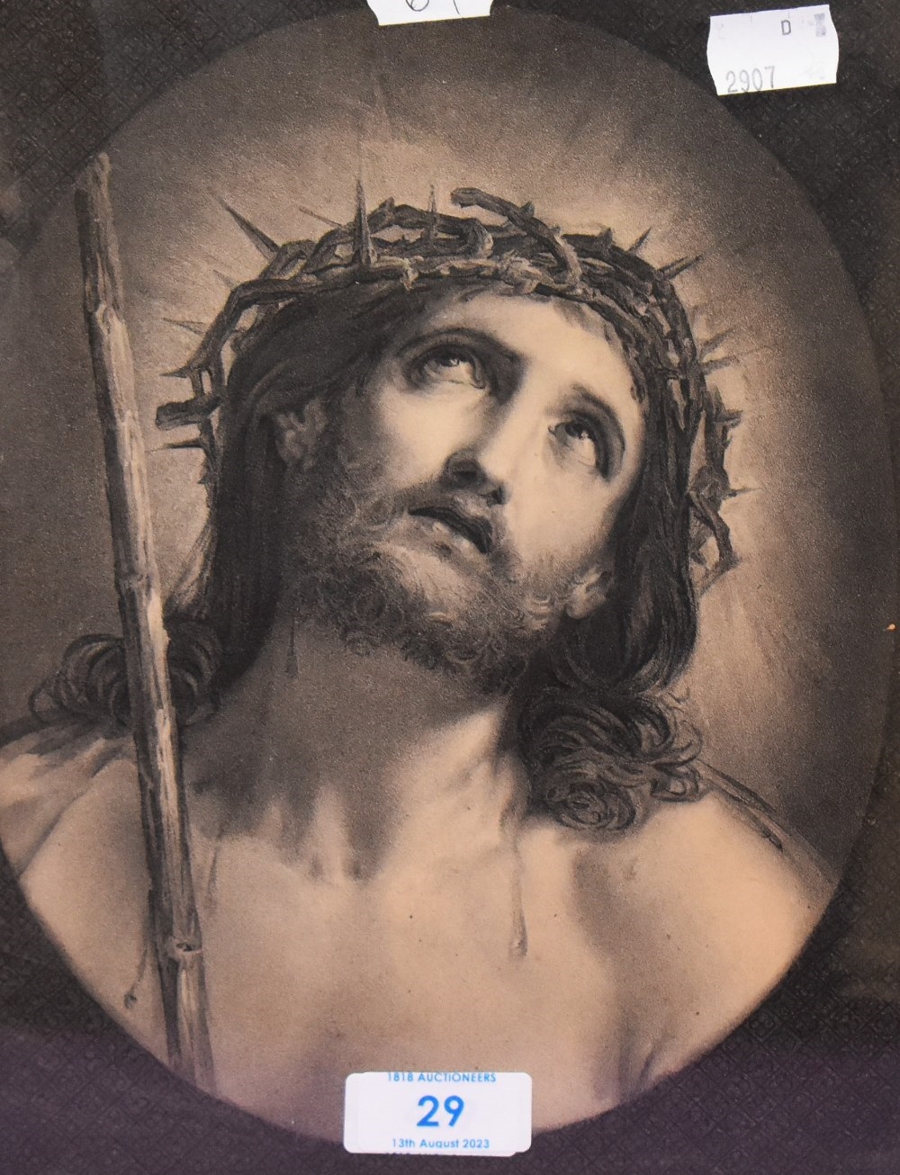 Guido Reni | Head of Christ crowned with thorns | MutualArt