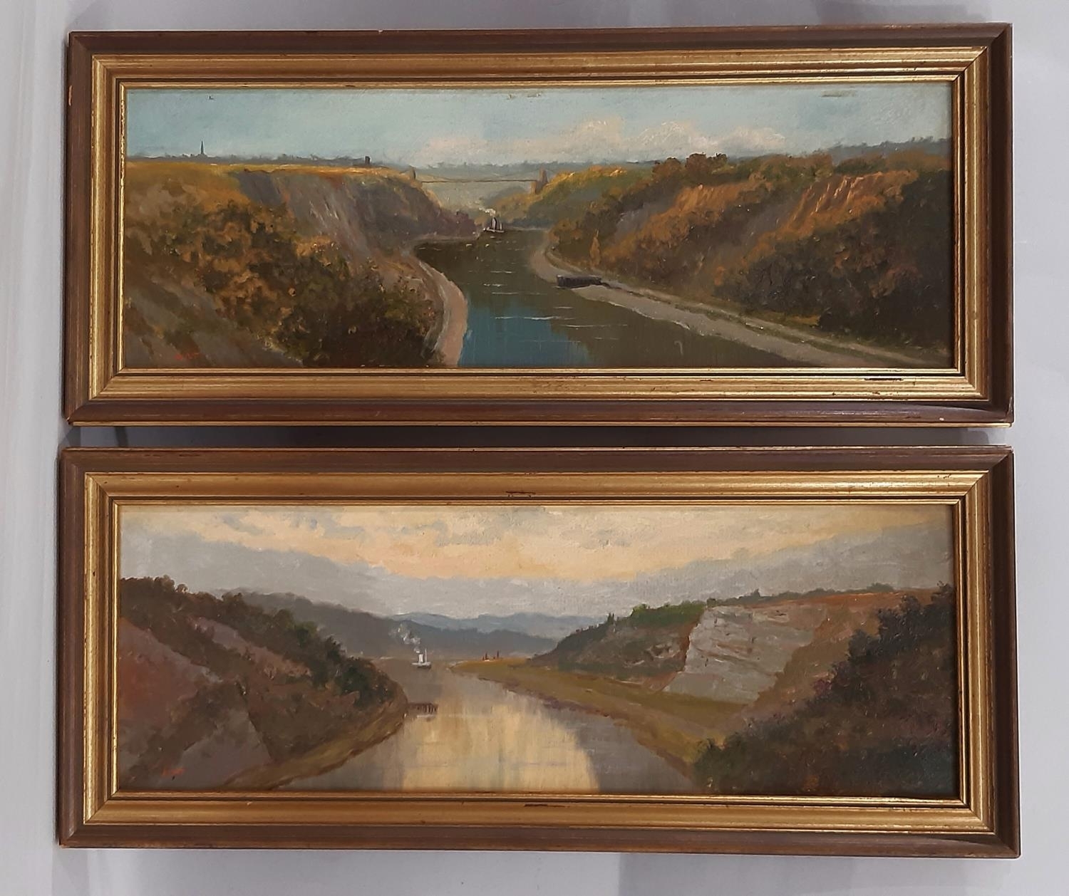 Alfred Oliver Townsend | - Two paintings of the Avon Gorge | MutualArt