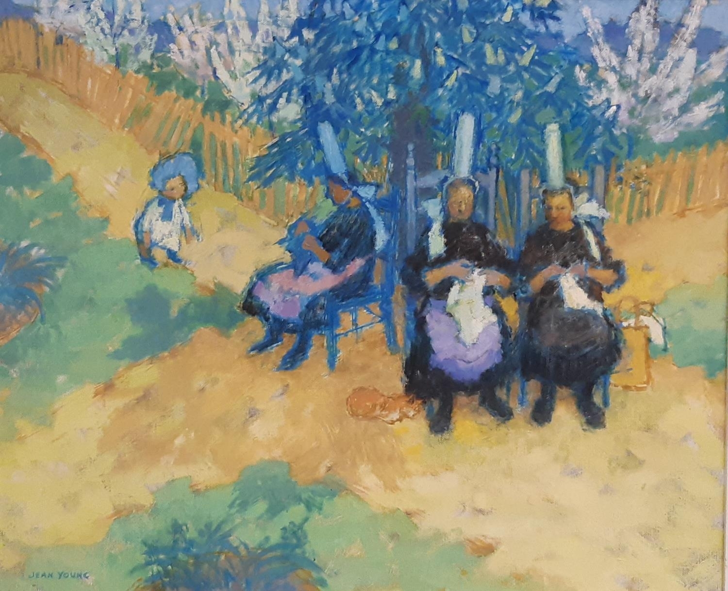 Jean Young | Family at the Beach | MutualArt
