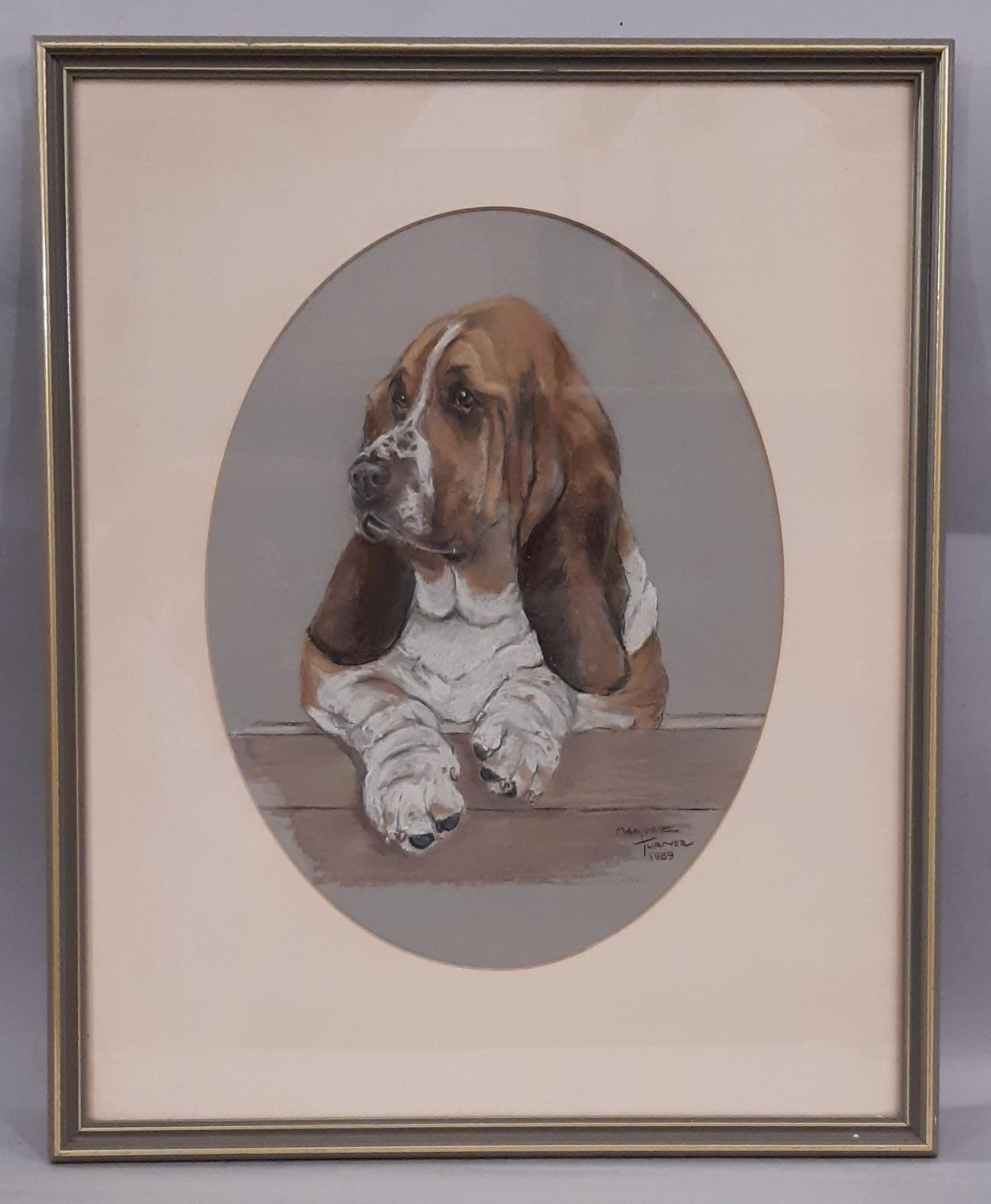 Marjorie Turner | - Basset Hound (1989) (20th Century) | MutualArt