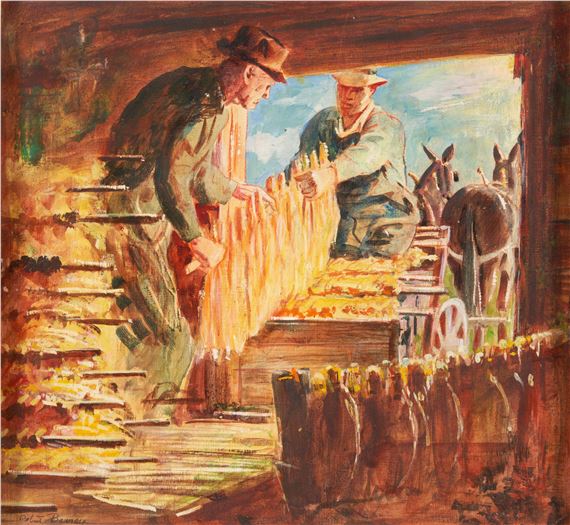 Robert Benney | Tobacco Workers | MutualArt