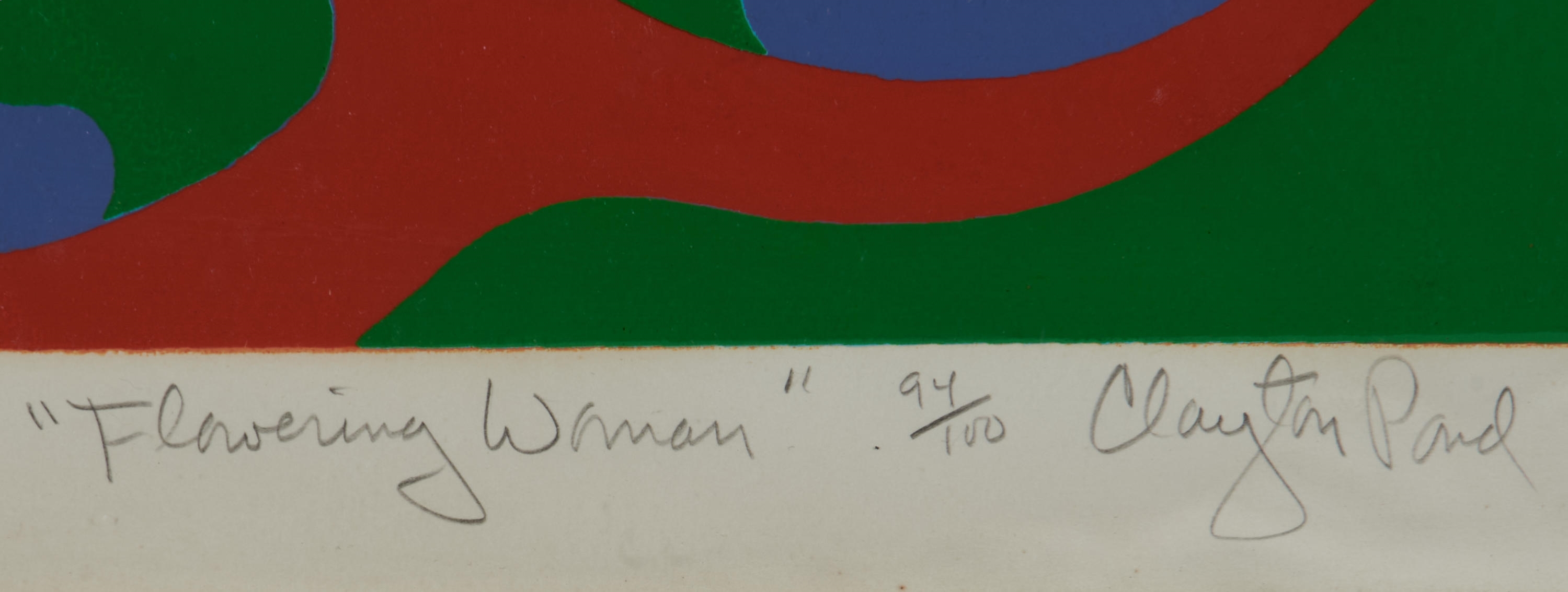 Clayton Pond | Flowering Woman and Flowering Man (1969) | MutualArt