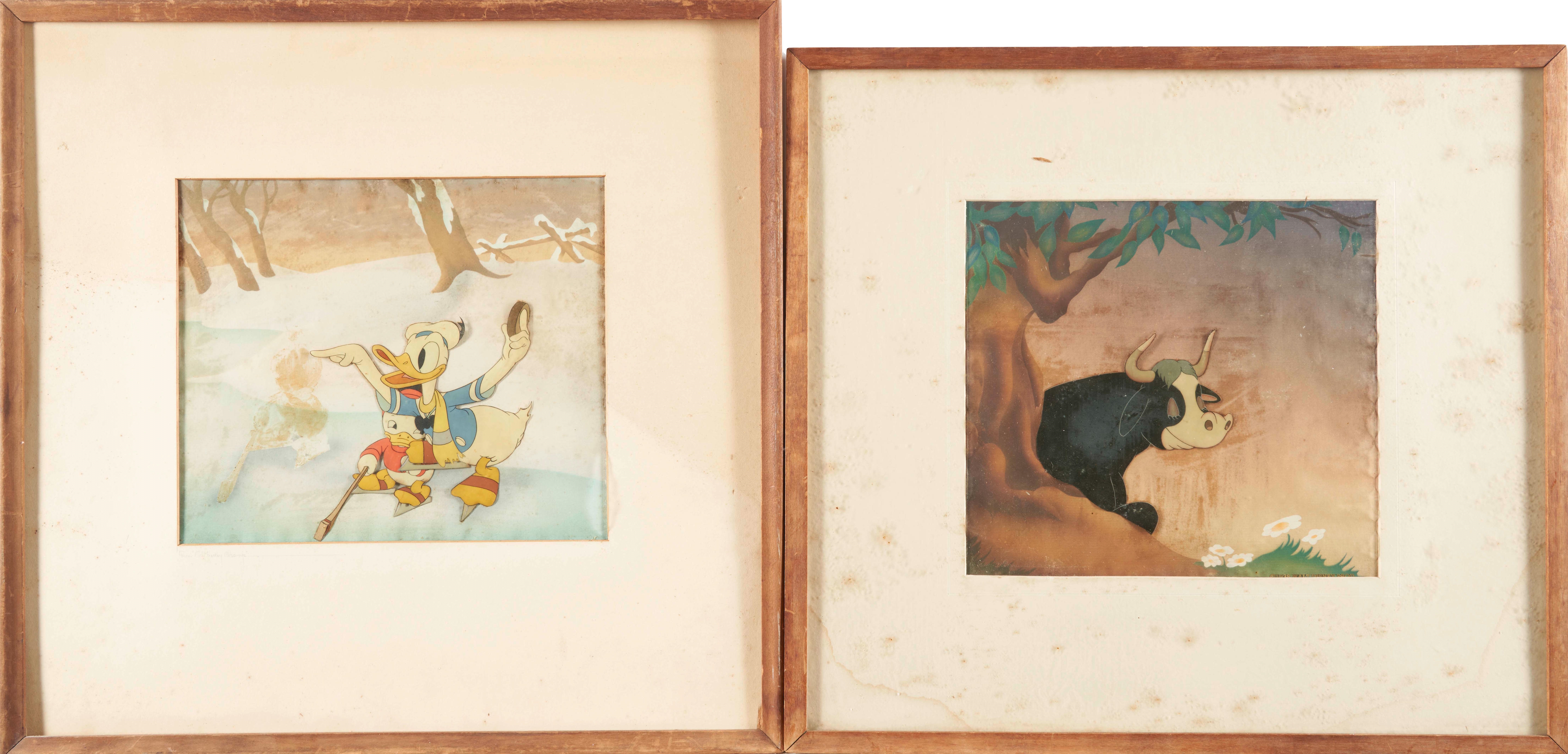 Walt Disney Studios | Four framed Disney cells Original artwork for ...