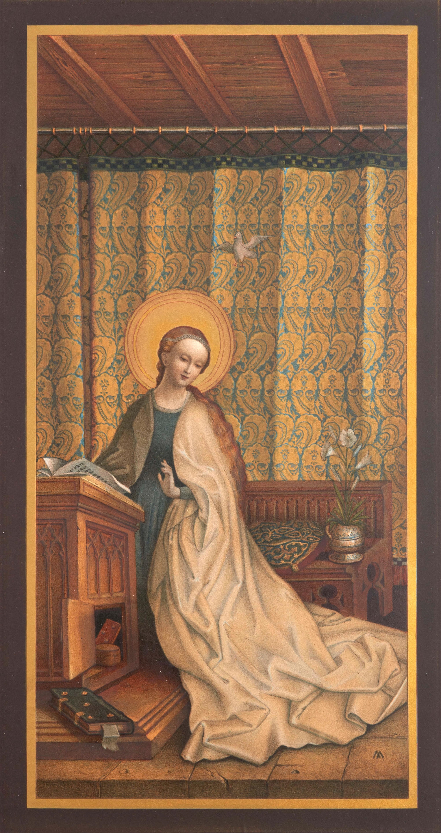 Stefan Lochner | The Annunciation (1875) | MutualArt