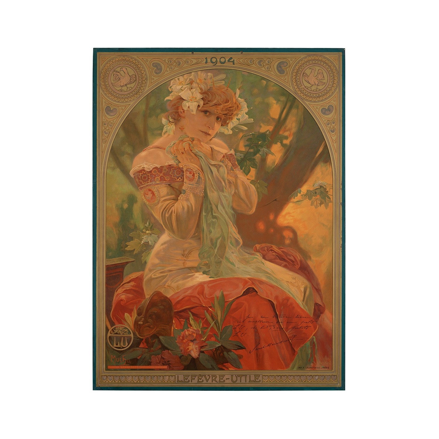Alphonse Mucha | 4 works: Moonlight; Polar Star; Morning Star; Evening ...