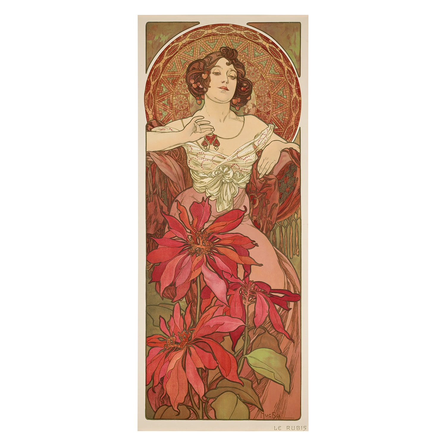 Alphonse Mucha | 4 works: Moonlight; Polar Star; Morning Star; Evening ...
