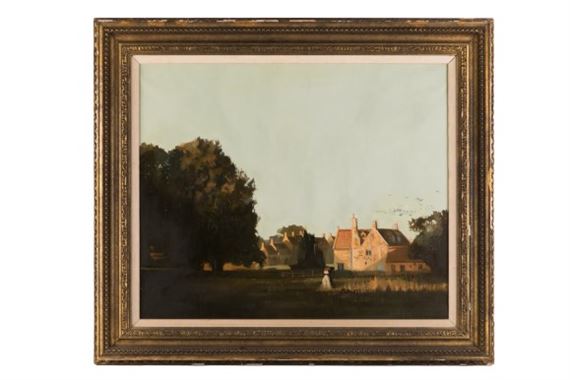 Richard Ewen | Landscape with houses | MutualArt