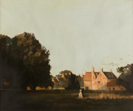 Richard Ewen | Landscape with houses | MutualArt