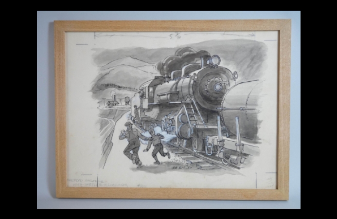 Joe Easley | Locomotive High wheller Dellinger 5 | MutualArt