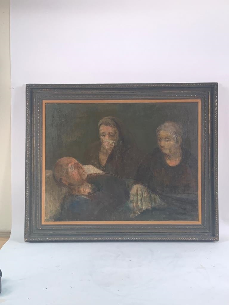 Marvin Cherney | The Death Bed Vigil (1953) | MutualArt