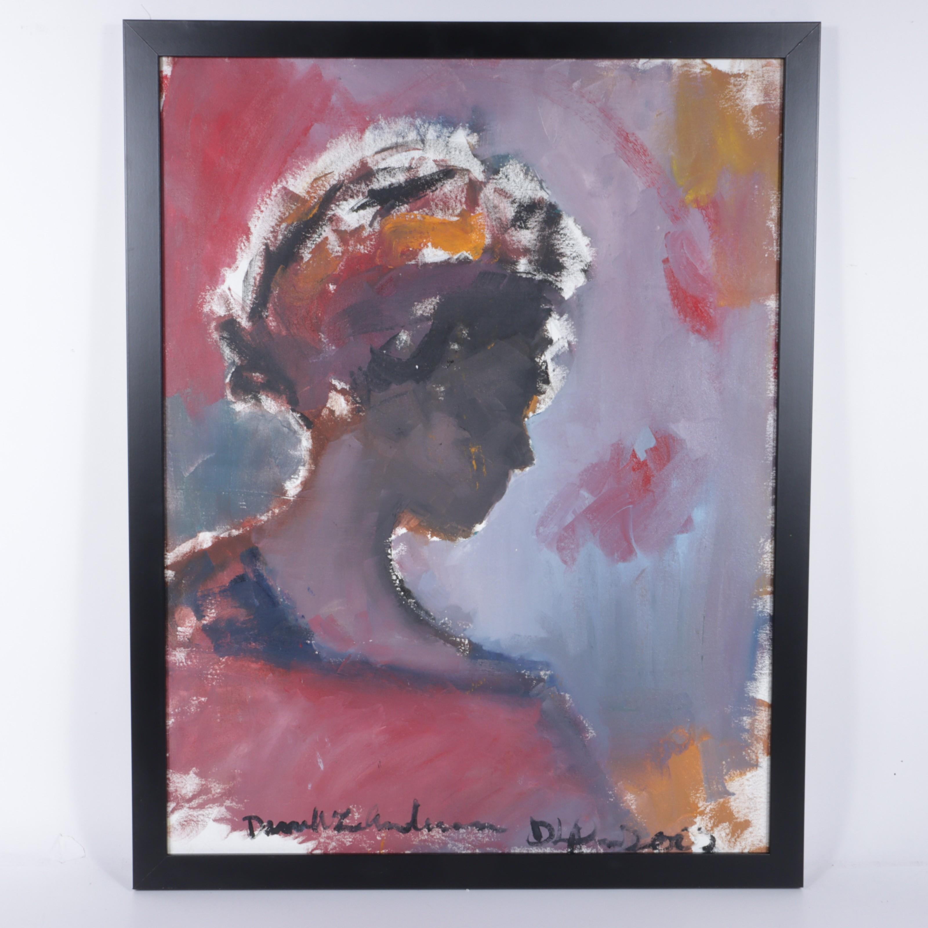 Darrell L. Anderson | portrait in profile | MutualArt