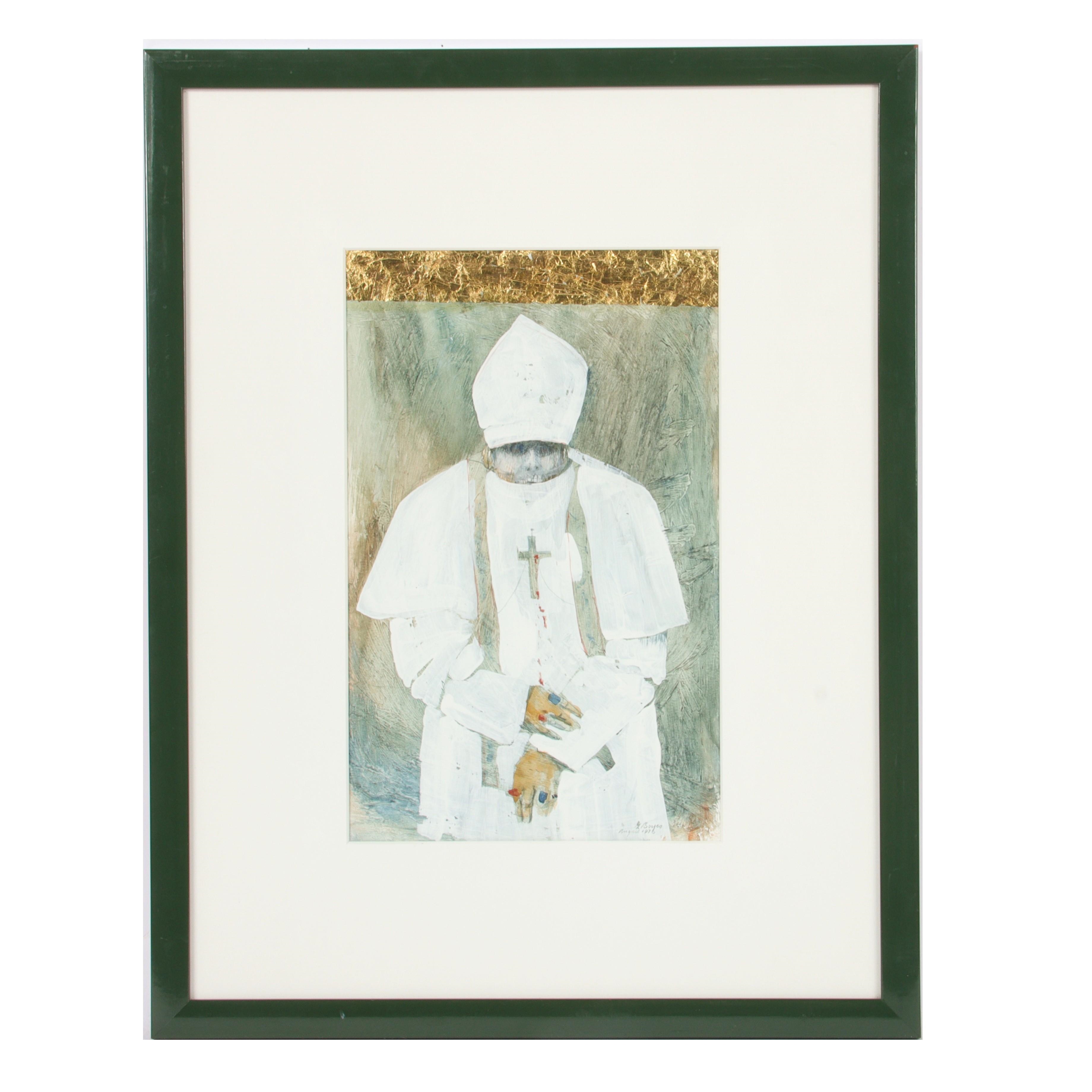 Gerald G. Boyce | untitled priest figure | MutualArt