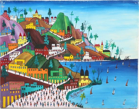 Prefete Duffaut | coastal cityscape (2010) | MutualArt