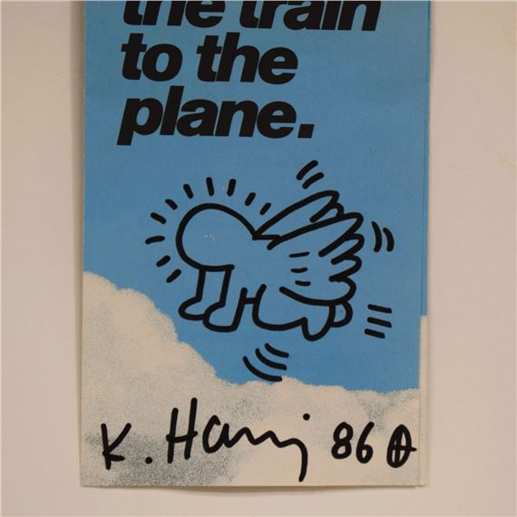 Keith Haring | Plan Train Aéroport JFK New York (86) | MutualArt