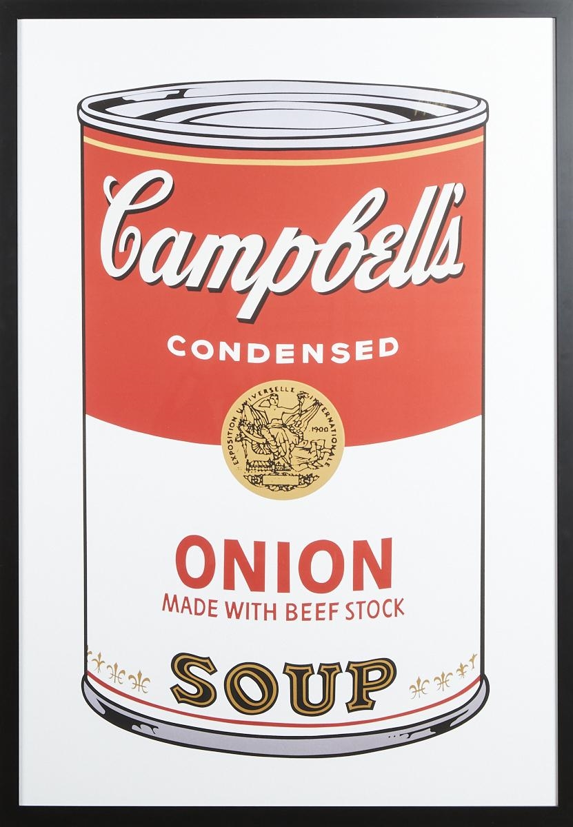Andy Warhol | A Large Sized Andy Warhol Soup Can Serigraph | MutualArt