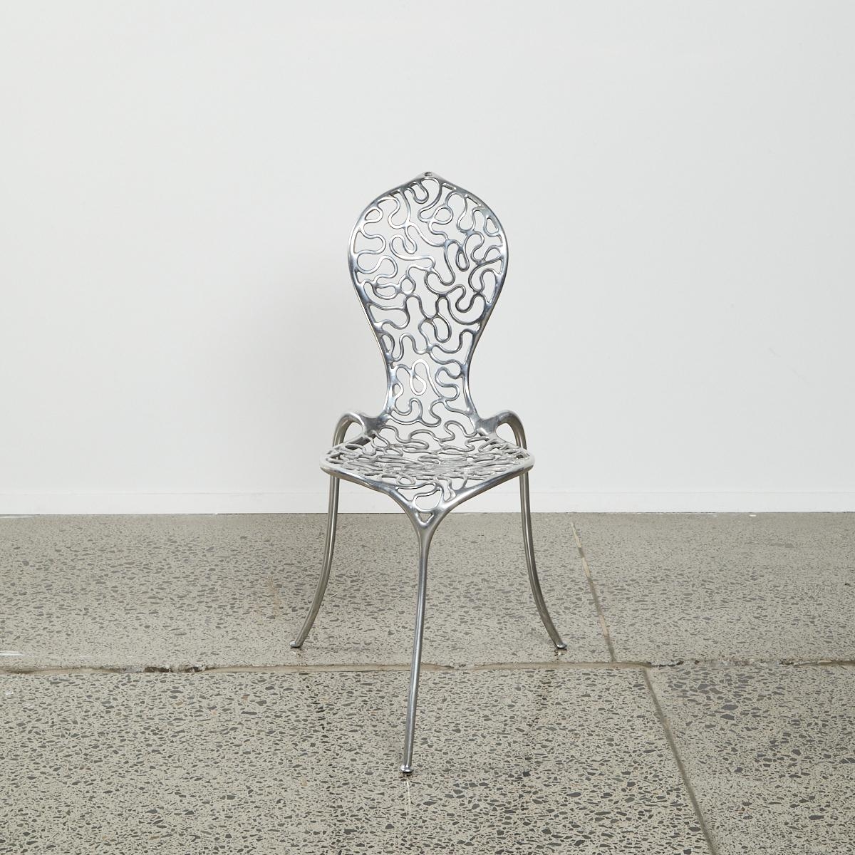 Stephane Rondel | A Stephane Rondel Aluminium Peanut Chair | MutualArt