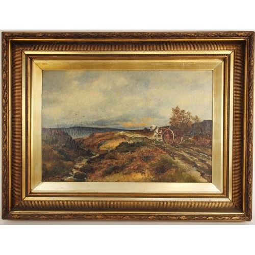 Albert Edward Boler | A horse and trap surmounting a hilltop (1905 ...