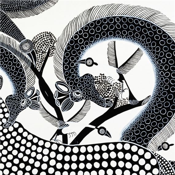 Rashidi Rubuni | Wild animals on white (2010) | MutualArt