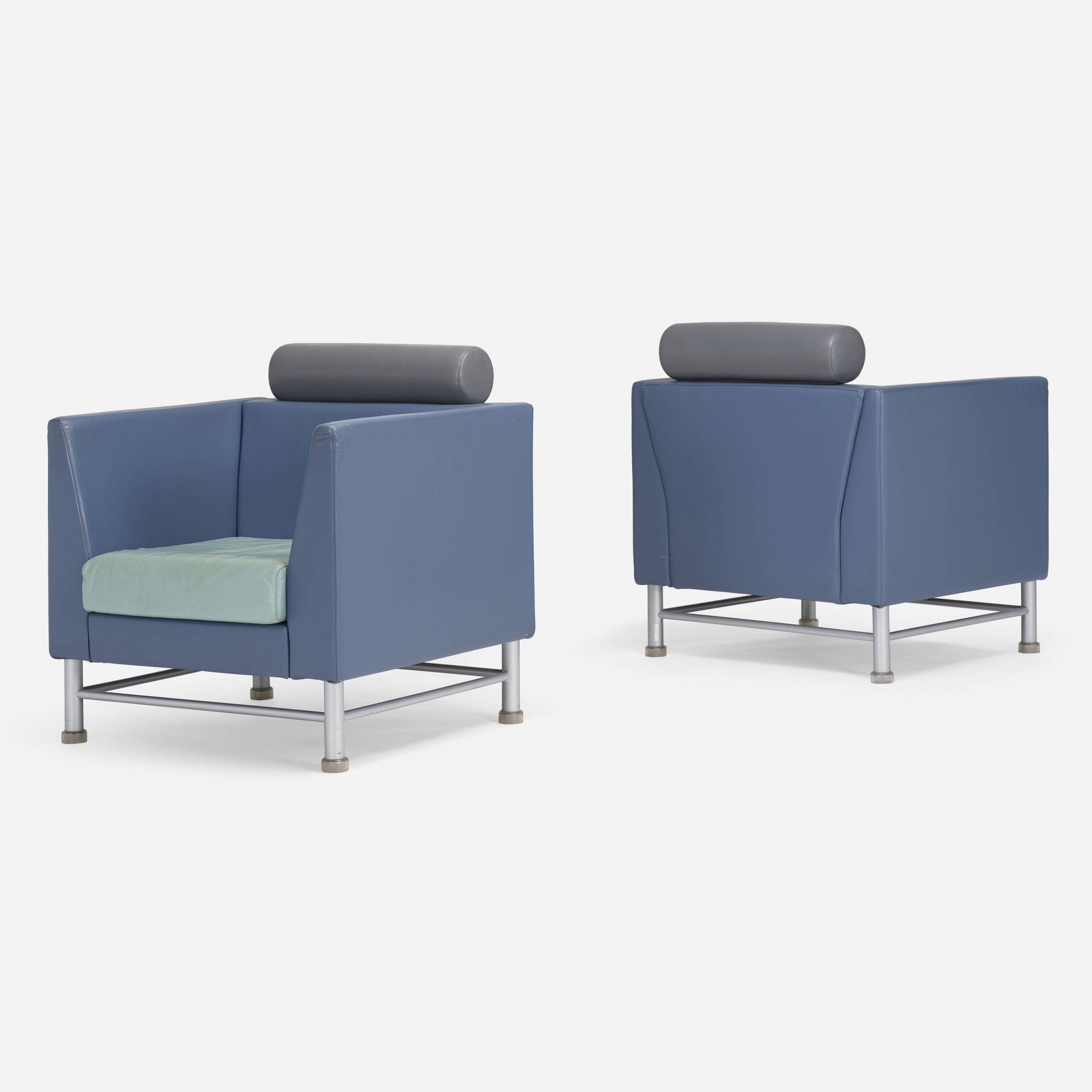 Ettore Sottsass | Eastside lounge chairs model 35S1, pair (1983 ...