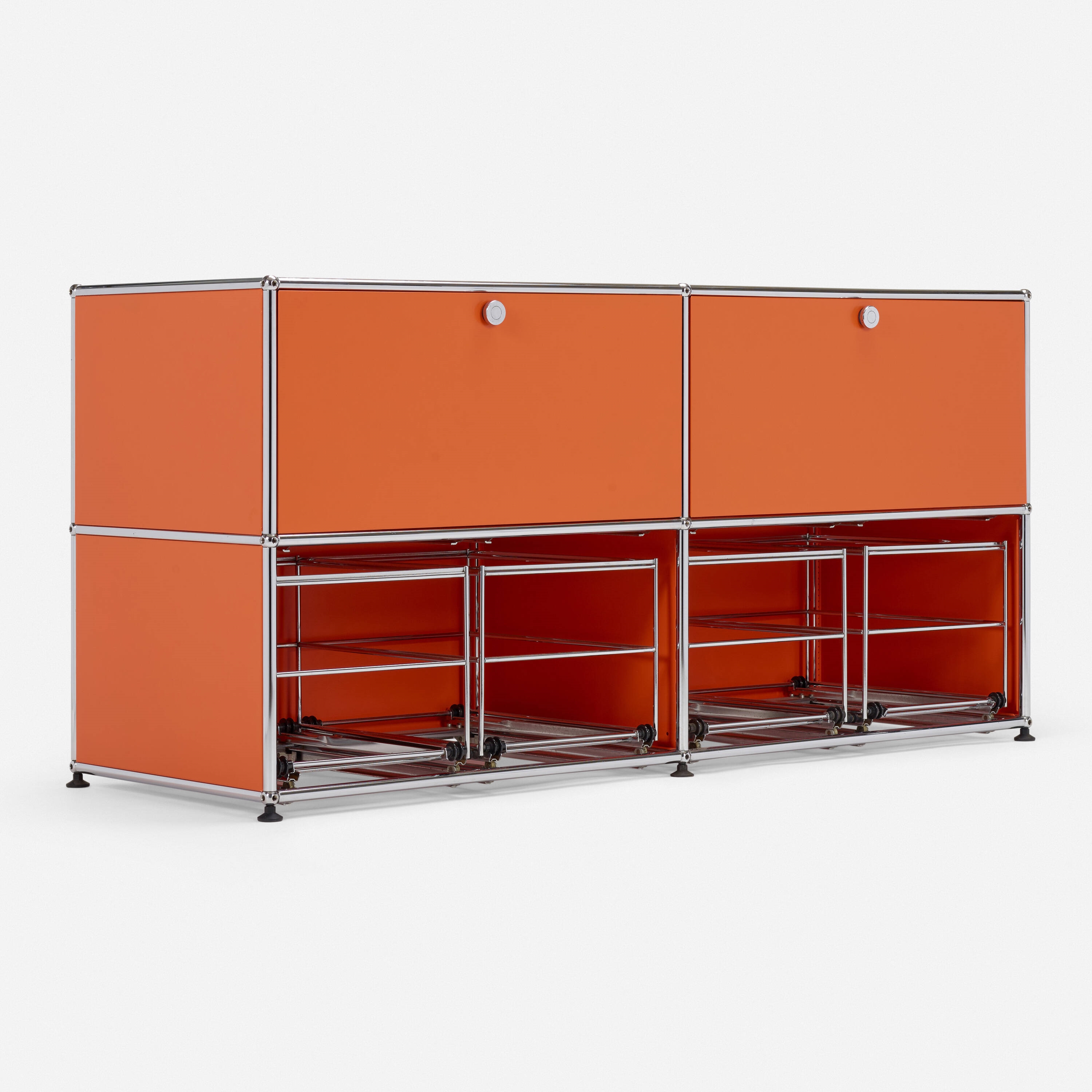 Fritz Haller | USM Haller Furniture System shelving unit (1963) | MutualArt