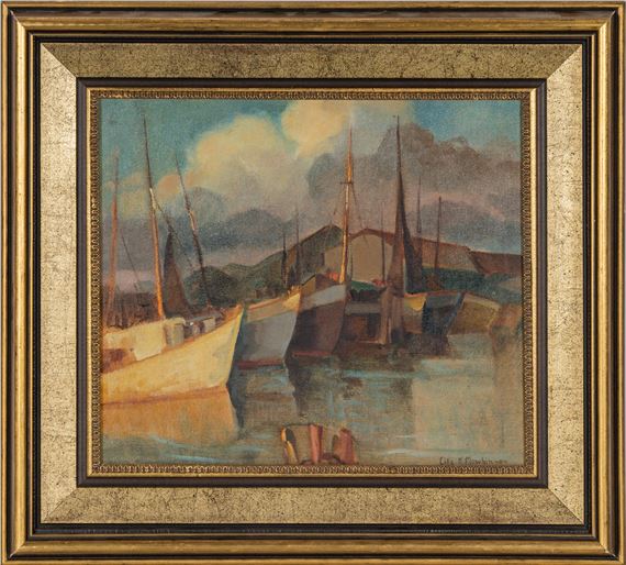 Ella K. Mewhinney | Harbor Scene | MutualArt