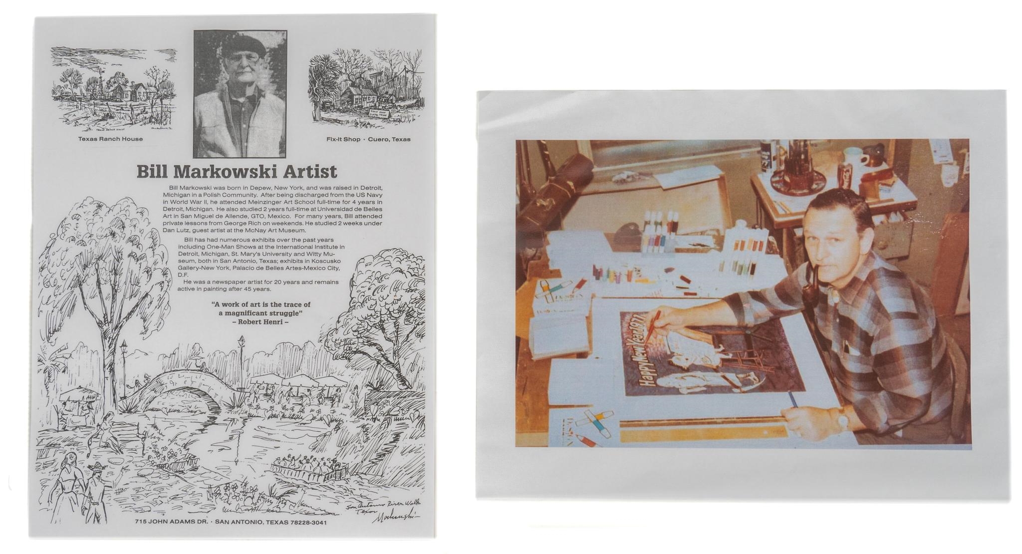 Bill Markowski | Bound Collection of Bill Markowski Sketches | MutualArt