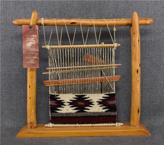 Emma Joe | NAVAJO INDIAN MINI LOOM (1970s) | MutualArt