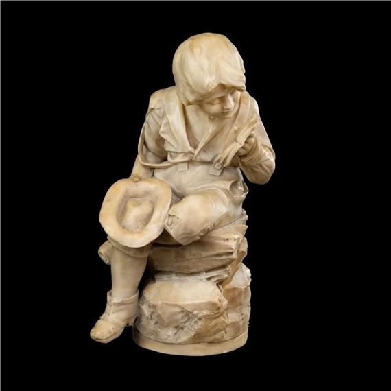 Emilio Fiaschi | Sculpture of Beggar | MutualArt