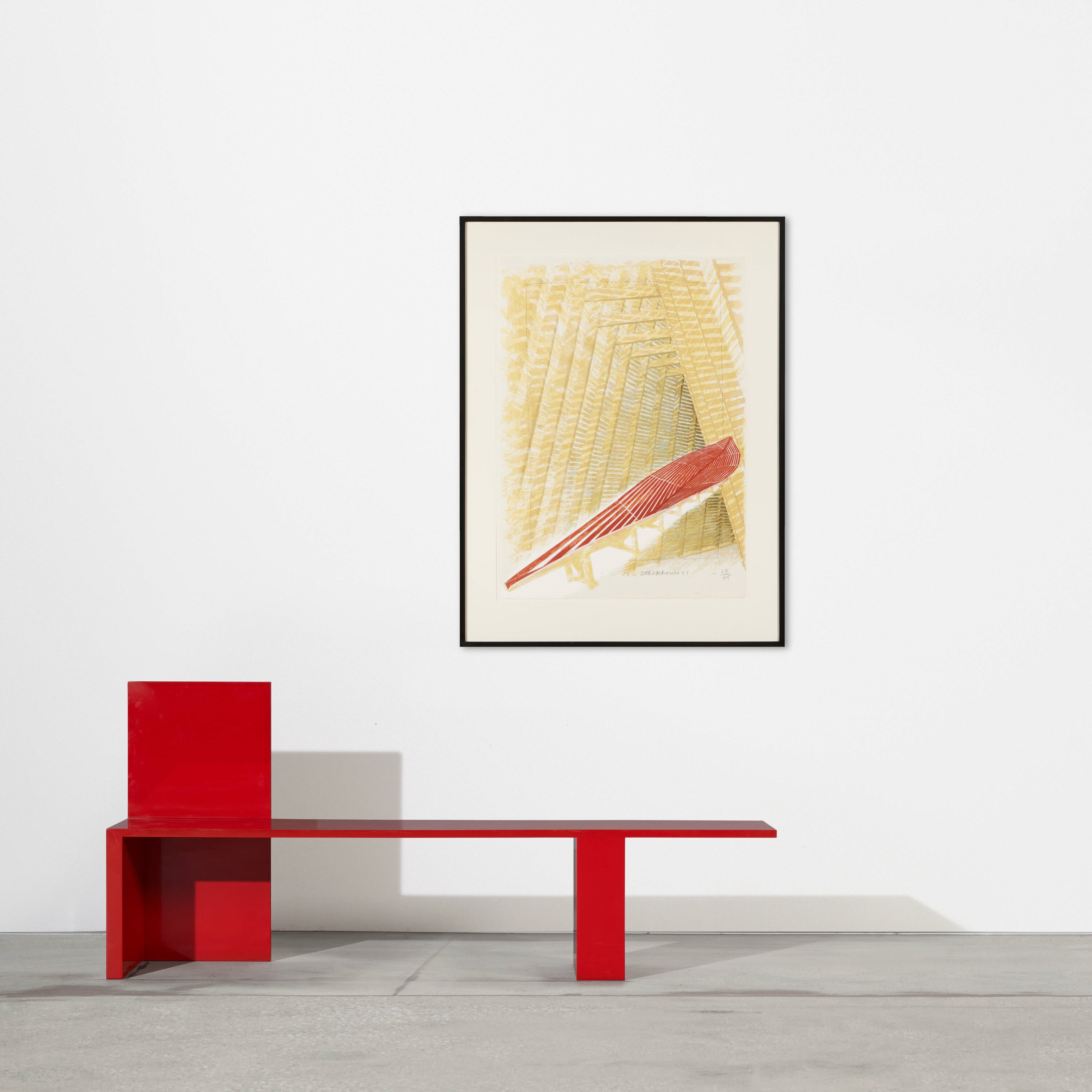 Robert Stackhouse | Red Deck + Passage Structure (1987) | MutualArt