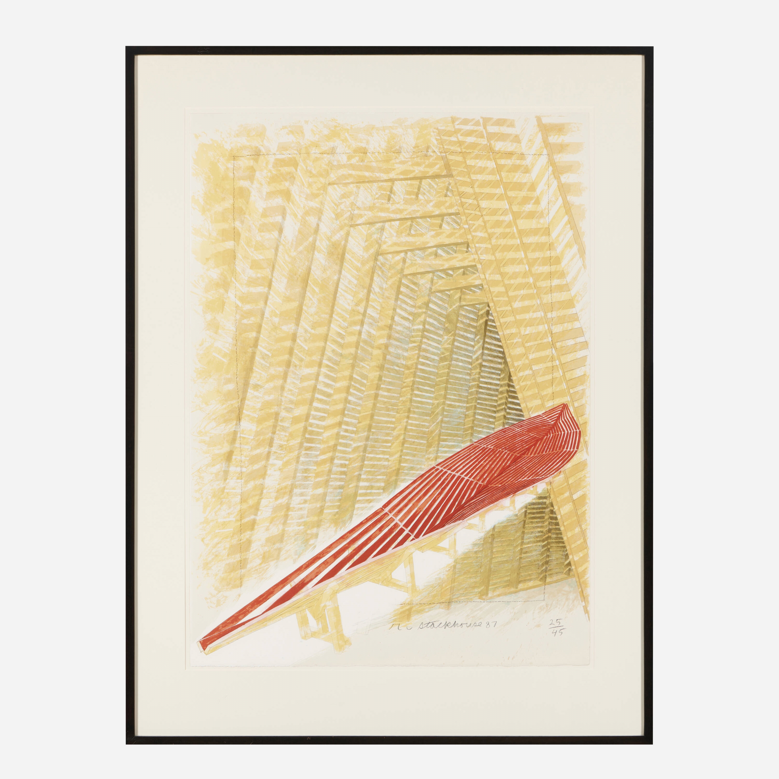 Robert Stackhouse | Red Deck + Passage Structure (1987) | MutualArt