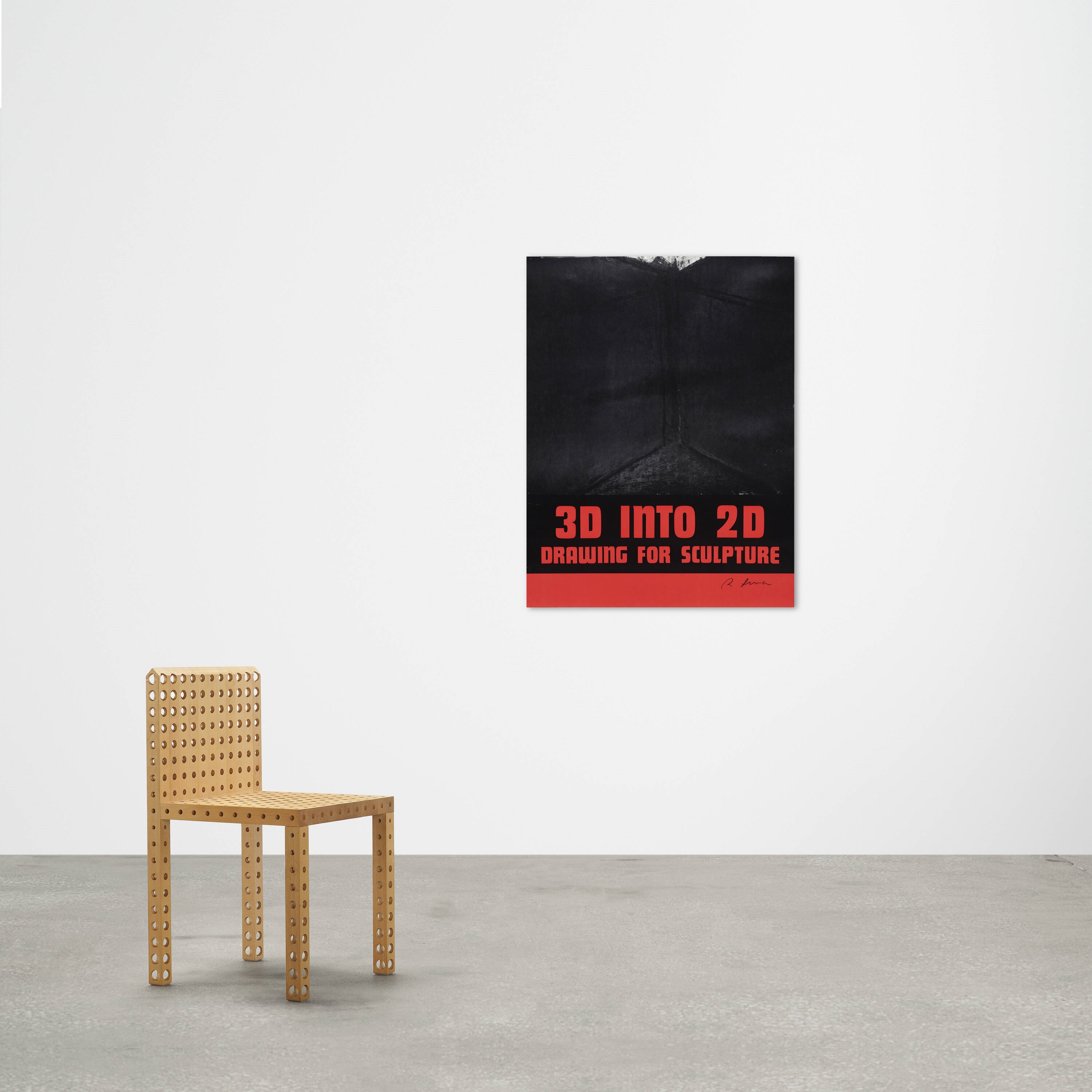 Richard Serra | 3D Into 2D: Drawing for Sculpture poster | MutualArt