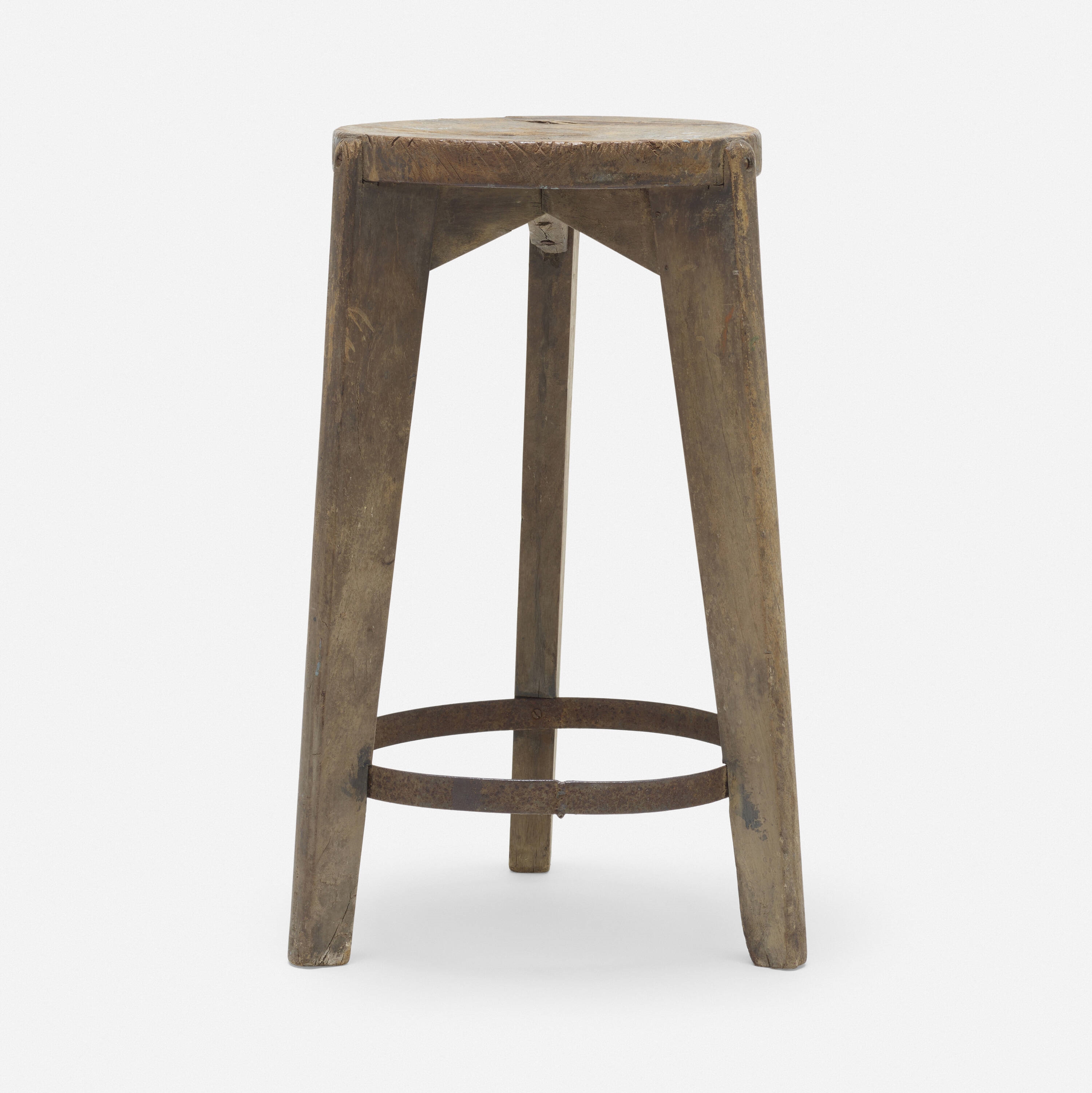 Pierre Jeanneret | Stool from Punjab University, Chandigarh (Circa 1965 ...