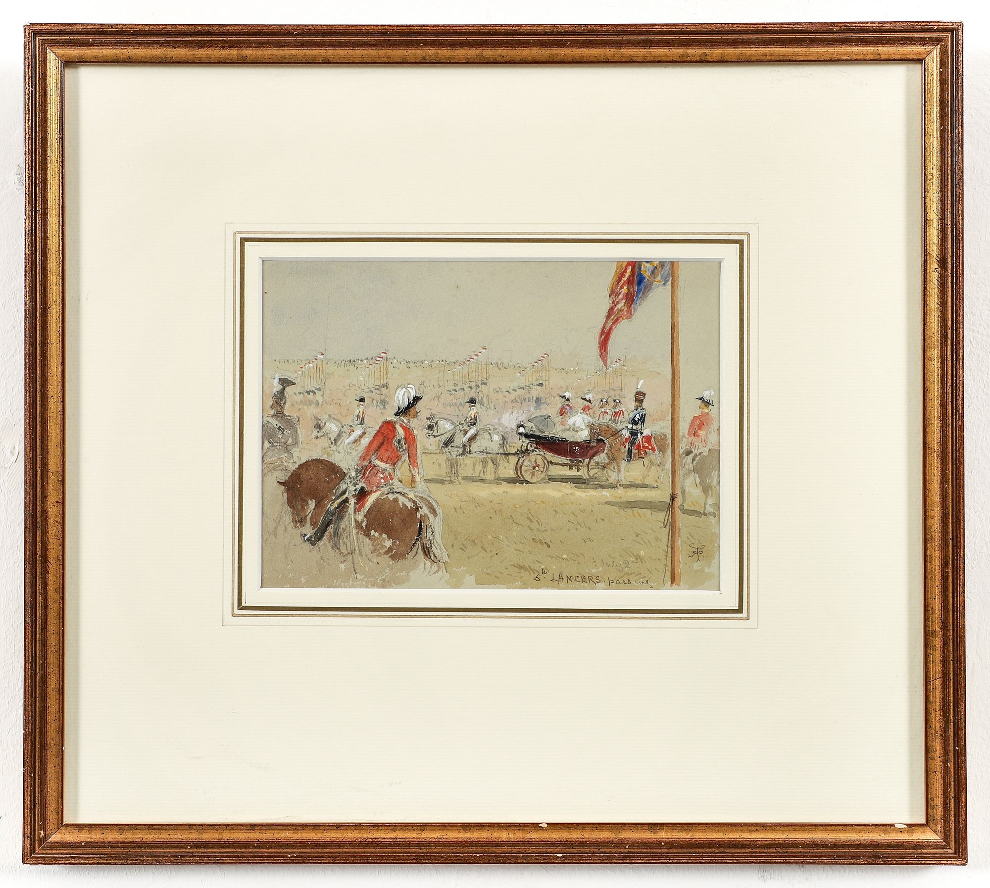 Robert Taylor Pritchett | 5th Lancers Passing | MutualArt
